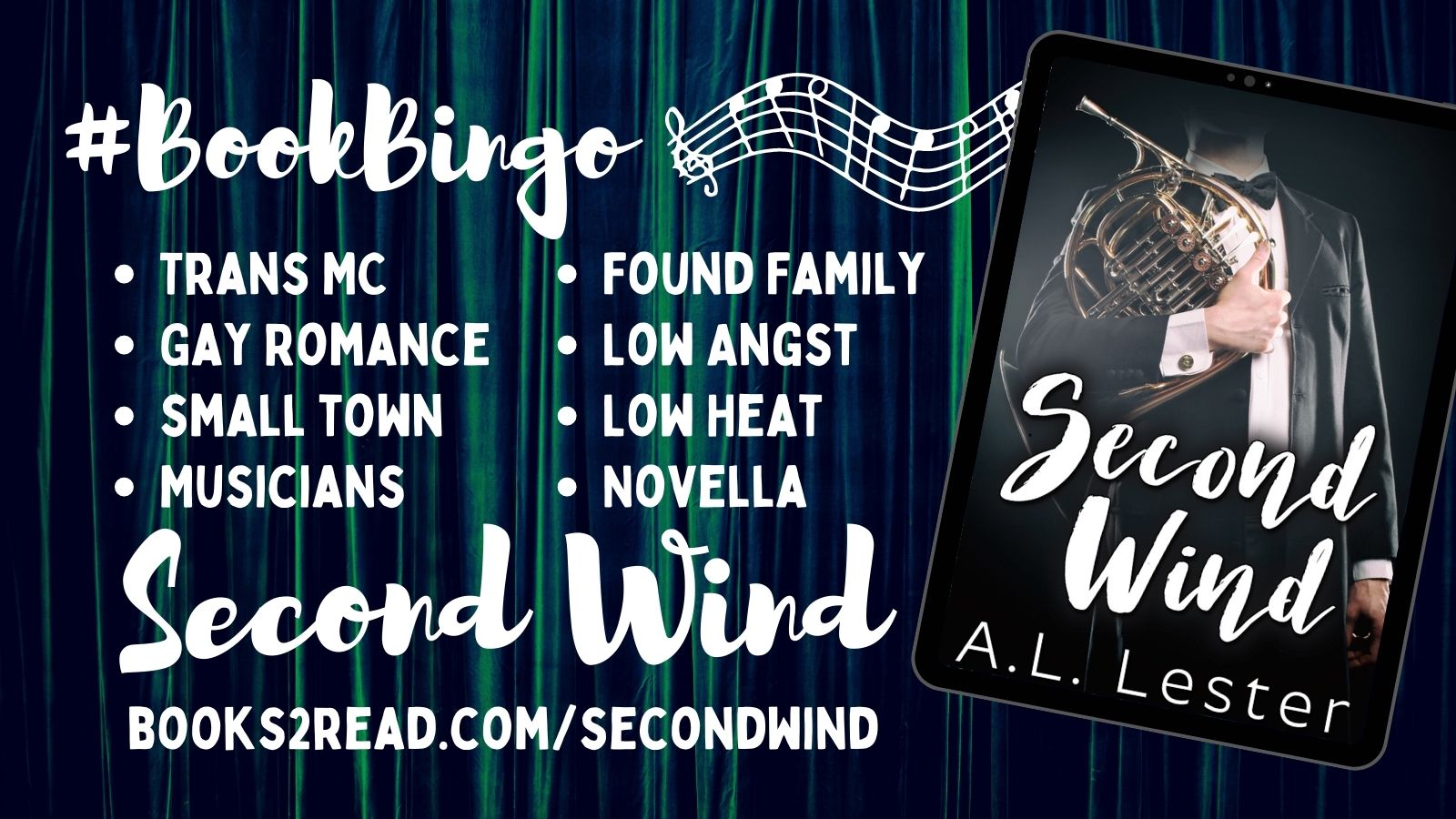 Second Wind is out now! Read an excerpt. – A. L. Lester